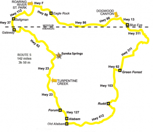 Ride Maps | Eureka Springs Motorcycle Rides